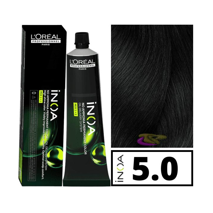L'Oréal Inoa Tinte Castaño Claro Profundo 5.0 - Alara