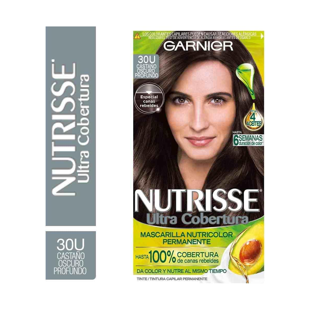 Nutrisse Tinte Kit Ultra Cob 30 Castaño Oscuro Prof - ALARA