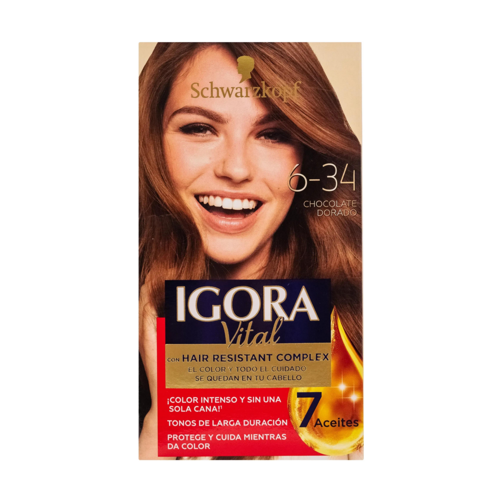 Igora Vital Tinte Rubio Chocolate Dorado 6-34 - Alara