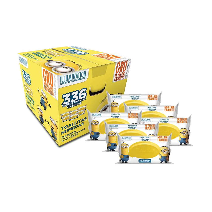 Minions Pañitos Humedos x 56 # 17556 - ALARA