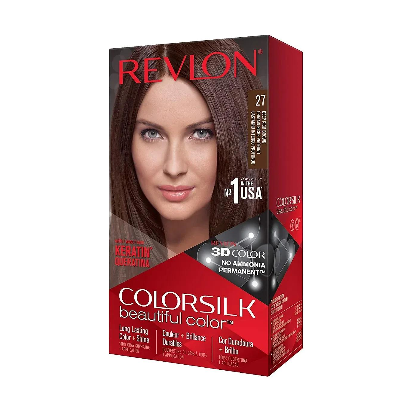 Revlon Tinte Colorsilk 27 Castaño Calido Profundo - ALARA