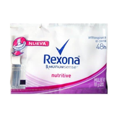 Rexona Desodorante Sachet Disp x 10 C/tapa Woman Nutritive 10 g - ALARA